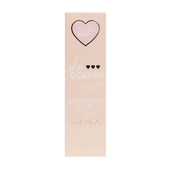 She Golden Foundation – Base Líquida Mate | NINA Cosmetics